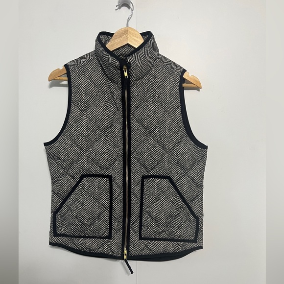 J Crew Herringbone Vest